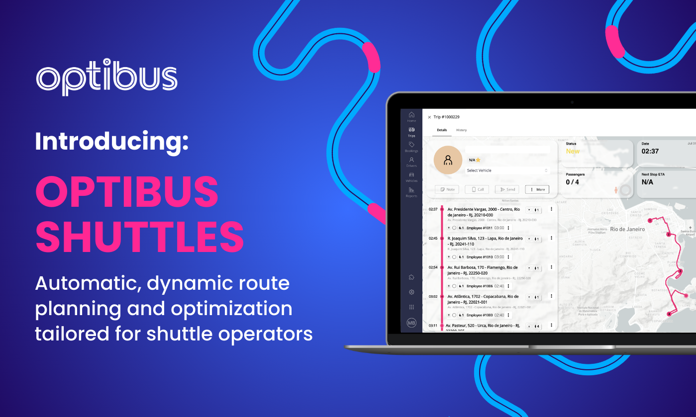 Introducing Optibus Shuttles: Automatic, Dynamic Route Planning and Optimization